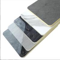 China Damask Pattern Carbon Crystal Plate Wall Panel with Wood-plastic Composite Material for sale