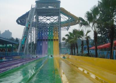 China Competition Huge Water Slide with 4 Lane / 6 Lane / Multi Lane , ISO9001 Approval for sale