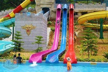 China High Speed Aqua Park Equipment Free Fall Water Slides In Water Parks for sale