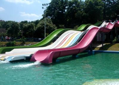 China Custom Made Multislide or Multi Lane Rainbow Water Slide for Adults or Children for sale
