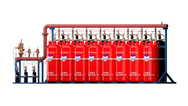 Quality External Storage Pressure FM200 Fire Extinguishing System QMP4.2/150W-DY for sale
