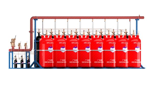 Quality External Storage Pressure FM200 Fire Extinguishing System QMP4.2/245W for sale