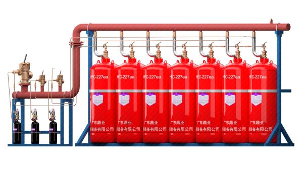 Quality Lnternal Storage Pressure FM200 Gas Fire Extinguishing System QMQ4.2/150N for sale