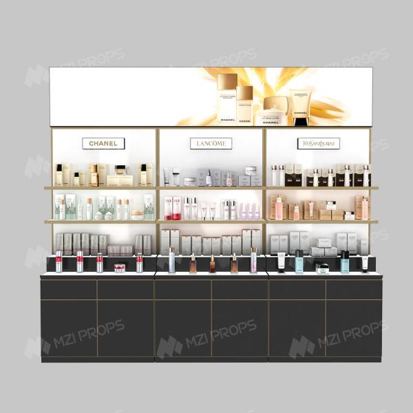 Quality DYaS-VK-7 Skincare Display Cabinet with 30*15MM Iron Tube and Hidden LED Strips for sale