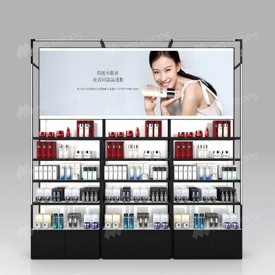 China KLNS-R3 Multiple Levels of Display Space Skincare Display Cabinet with Soft Film Light Box for sale