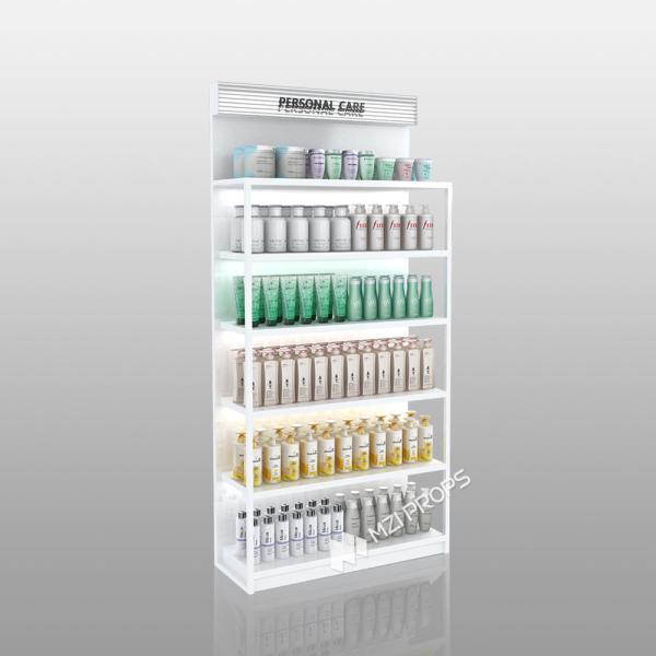 Quality ZhMS-V9 Porcelain White Organic Panel Skincare Display Cabinet with Versatility for sale