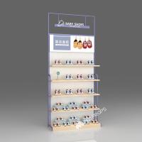 Quality M2-E9 Children's Clothing Retail Store Shoe Cabinet with Porcelain White Acrylic for sale