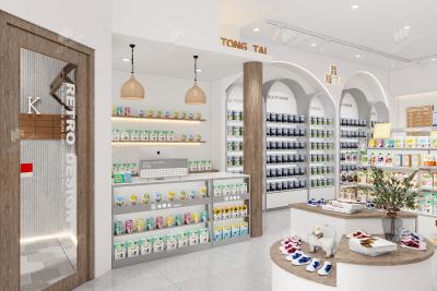 China 05-YMJYS Maternity and Baby Shop mit Rohholz-Minimalismus zu verkaufen