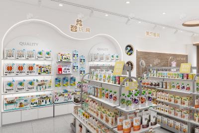 China 05-YMJYS Maternity and Baby Shop mit Rohholz-Minimalismus zu verkaufen