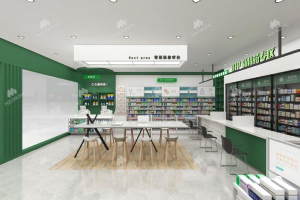 Quality 04-XDZYS Pharmacy Shop Display With Modern Professional Style for sale