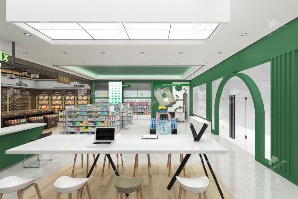 Quality 04-XDZYS Pharmacy Shop Display With Modern Professional Style for sale