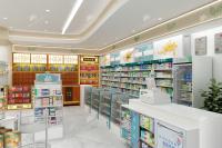 Quality 06-MSWRS Pharmacy Model Store With Wood Warm Style for sale
