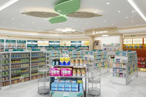 Quality 06-MSWRS Pharmacy Model Store With Wood Warm Style for sale
