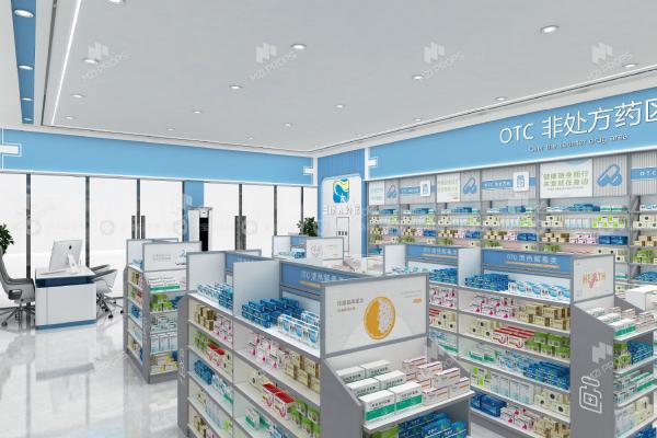Quality 03-GJZYS Pharmacy Shop Design With Advanced Professional Style for sale