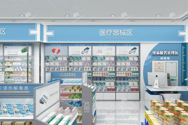 Quality 03-GJZYS Pharmacy Shop Design With Advanced Professional Style for sale