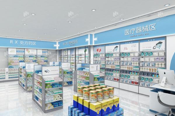 Quality 03-GJZYS Pharmacy Shop Design With Advanced Professional Style for sale