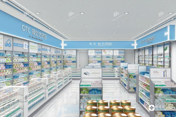 Quality 03-GJZYS Pharmacy Shop Design With Advanced Professional Style for sale