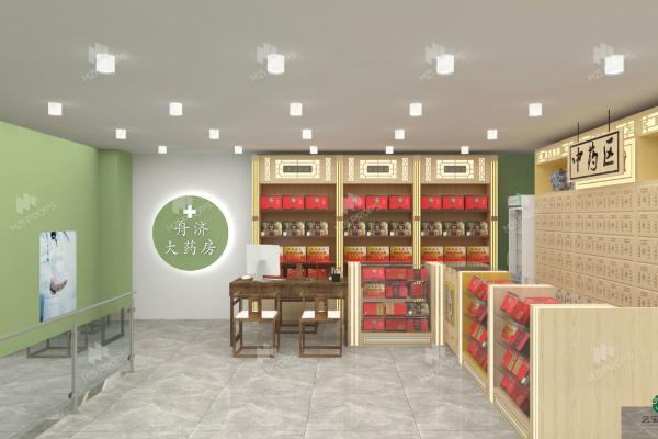 Quality 02-DYJYS003, Elegant and Simple Style Pharmacy Store in Xining featuring 52 Main for sale