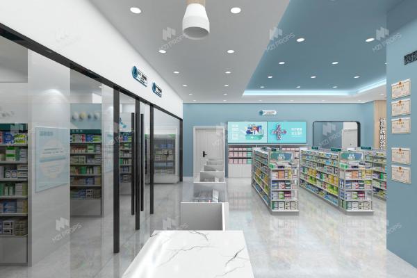 Quality 03-GJZYS002, Advanced Professional Style Pharmacy Shop in Harbin featuring 275 for sale