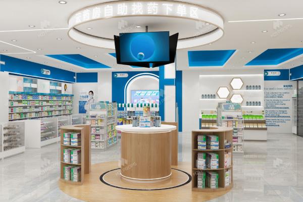 Quality 01-XDKJS001, Modern Tech Style Pharmacy Shop in Huizhou featuring 34 Main for sale