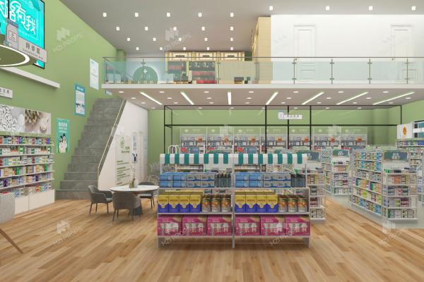 Quality 02-DYJYS003, Elegant and Simple Style Pharmacy Store in Xining featuring 52 Main for sale