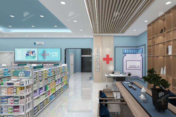 Quality 03-GJZYS002, Advanced Professional Style Pharmacy Shop in Harbin featuring 275 for sale