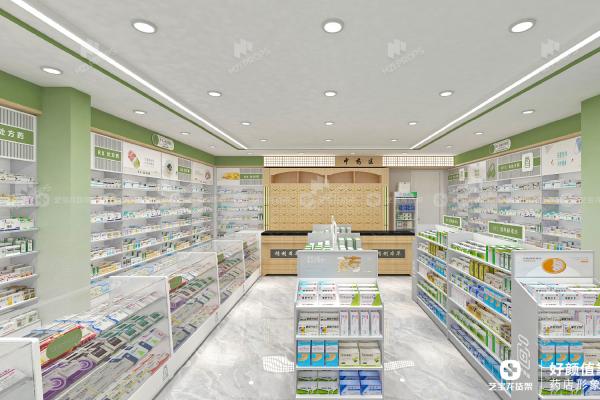 Quality 02-DYJYS011, Elegant and Simple Style Pharmacy Shop in Gansu featuring 62 Main for sale
