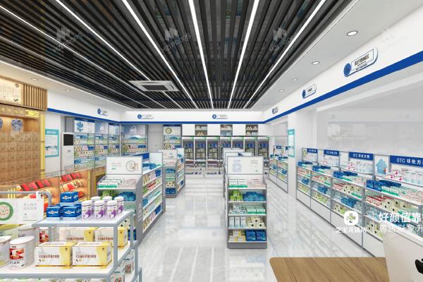 Quality 02-DYJYS005, Elegant and Simple Style Pharmacy Shop in Chongqing featuring 48 for sale