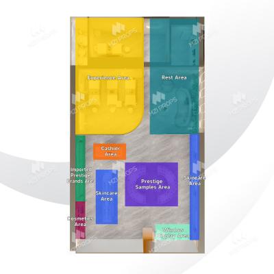Quality 24-ZhYS Beauty Store Zoning With Zhuoyan Series for sale