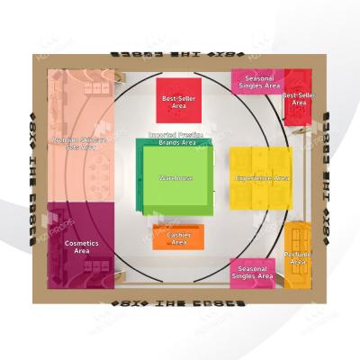 Quality 23-SYaS Beauty Store Zoning With Luxury Glory Series for sale