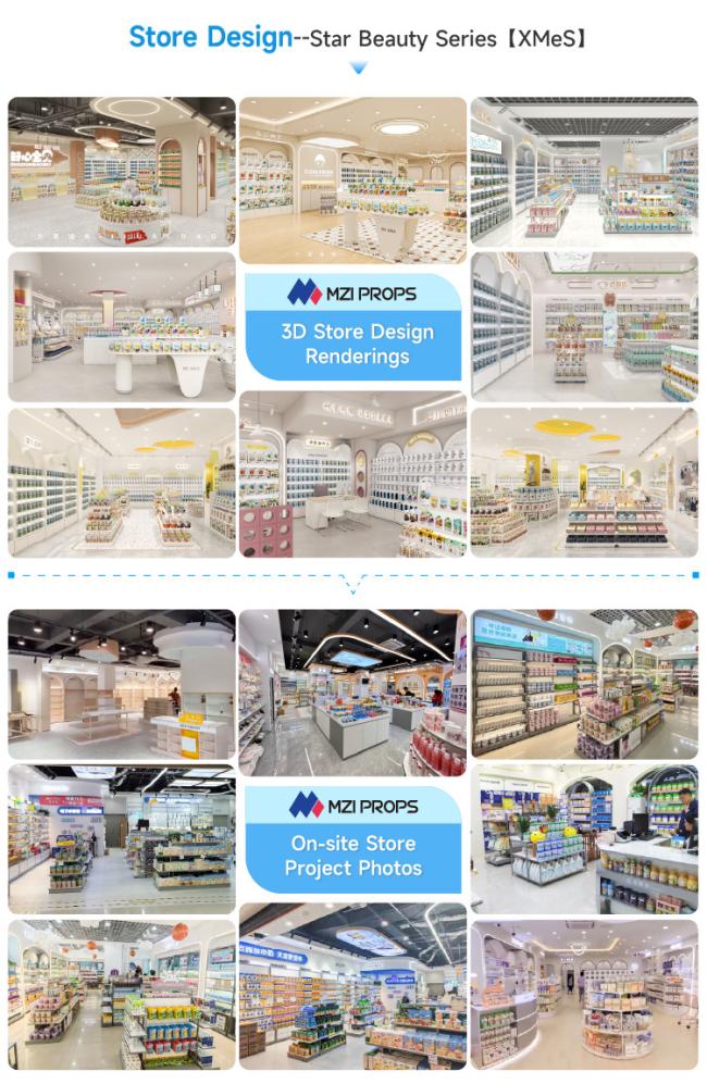 3D store design rendering