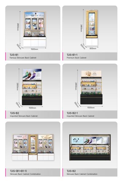 Quality Premium Perfume Store Display Stand Brand Showcase For Skincare Store Design And for sale