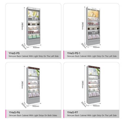 China Wash And Protect Cabinet Multi-functional Beauty Store Display Rack for Skincare Store Design and Retail Store Decoration for sale