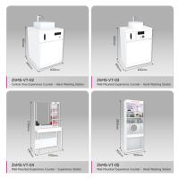 China Multi-Function Facial Mask Stand White Multi-layer Display Rack for Makeup Store Interior Design for sale