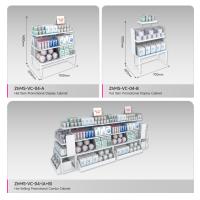China Multi-Function Facial Mask Stand White Multi-layer Display Rack for Makeup Store Interior Design for sale