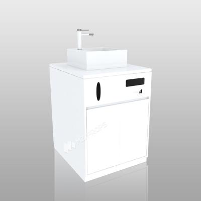 China Cosmetic Display Table Experience Counter with Washing Station for Perfume Store Design for sale