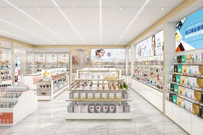 中国 省スペースの化粧品店家具、スキンケアディスプレイキャビネット、店舗装飾と小売店デザイン 販売のため