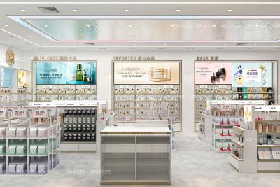China Makeup Store Fixtures Beauty Display Cabinet for Perfume Shop Design Fashion-forward Shop Display for sale