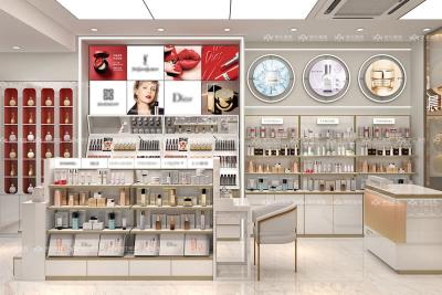 China Luxury Store Furniture Perfume Store Display Skincare Display Rack for Perfume Shop Interior Design for sale