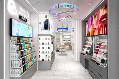 中国 Les Classiques Gray Series 化粧品ディスプレイケース (店舗デザインおよびストアディスプレイ用) 販売のため