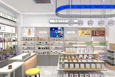 中国 Les Classiques Gray Series 化粧品ディスプレイケース (店舗デザインおよびストアディスプレイ用) 販売のため