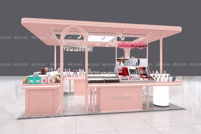 BKC003 cosmetic kiosk lighting details