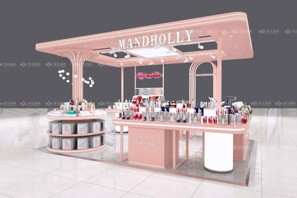 Quality BKC003 Space-saving Store Showcase beauty kiosk cosmetic kiosk for sale for Customized Shop Design for sale