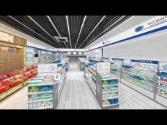 02-DYJYS005, Elegante en eenvoudige apotheek in Chongqing met 48 hoofdinstallaties binnen 96 m2 en ca. $ 11.333 Budget