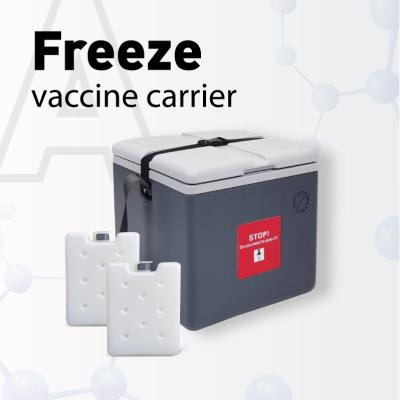China CE ISO Approved Vaccine Cooler Box  With 35 Hours Cooling Duration And 1.7L Capacity For CDC Safe Vaccine Transport for sale