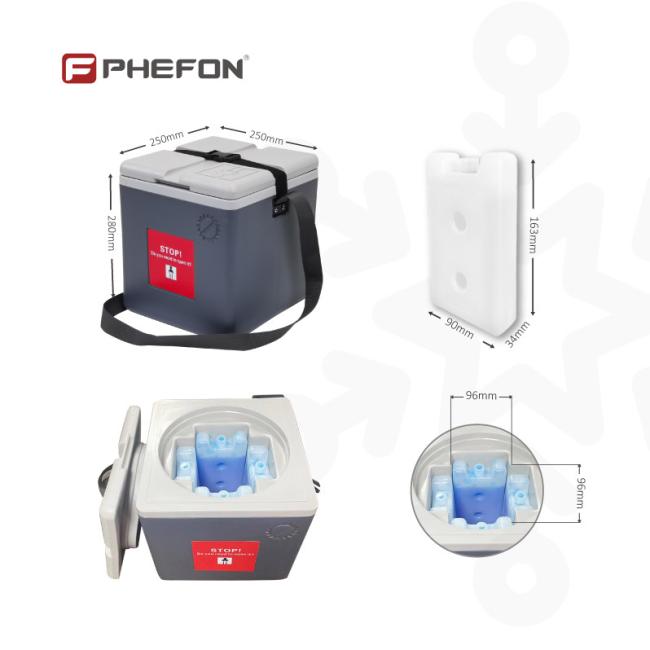 Portable Vaccine Cooler Box interior view