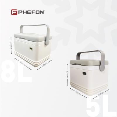 中国 8L 軽量 PU フォーム アイスクーラーボックス キャンプやピクニック用 販売のため