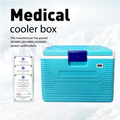 중국 혈액 표본 운송을 위한 PU 폼 단열을 가진 의료 냉각 상자 판매용