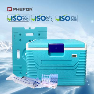 중국 혈액 시약 운송용 PU 단열 의료용 쿨러 박스 판매용