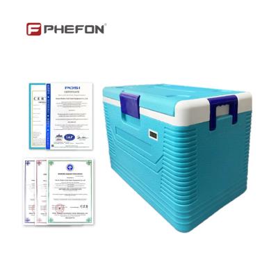 중국 백신을 보관하기 위한 PU 폼 단열을 가진 의료 냉각 상자 54L 판매용